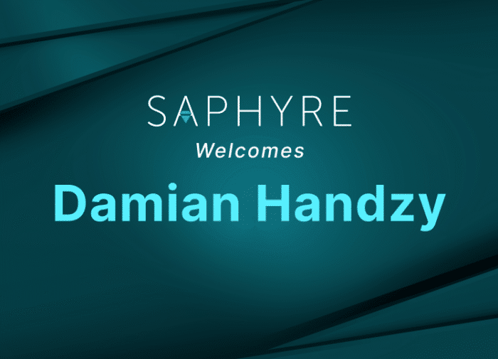 Saphyre Appoints Damian Handzy as Chief Operating Officer - Saphyre